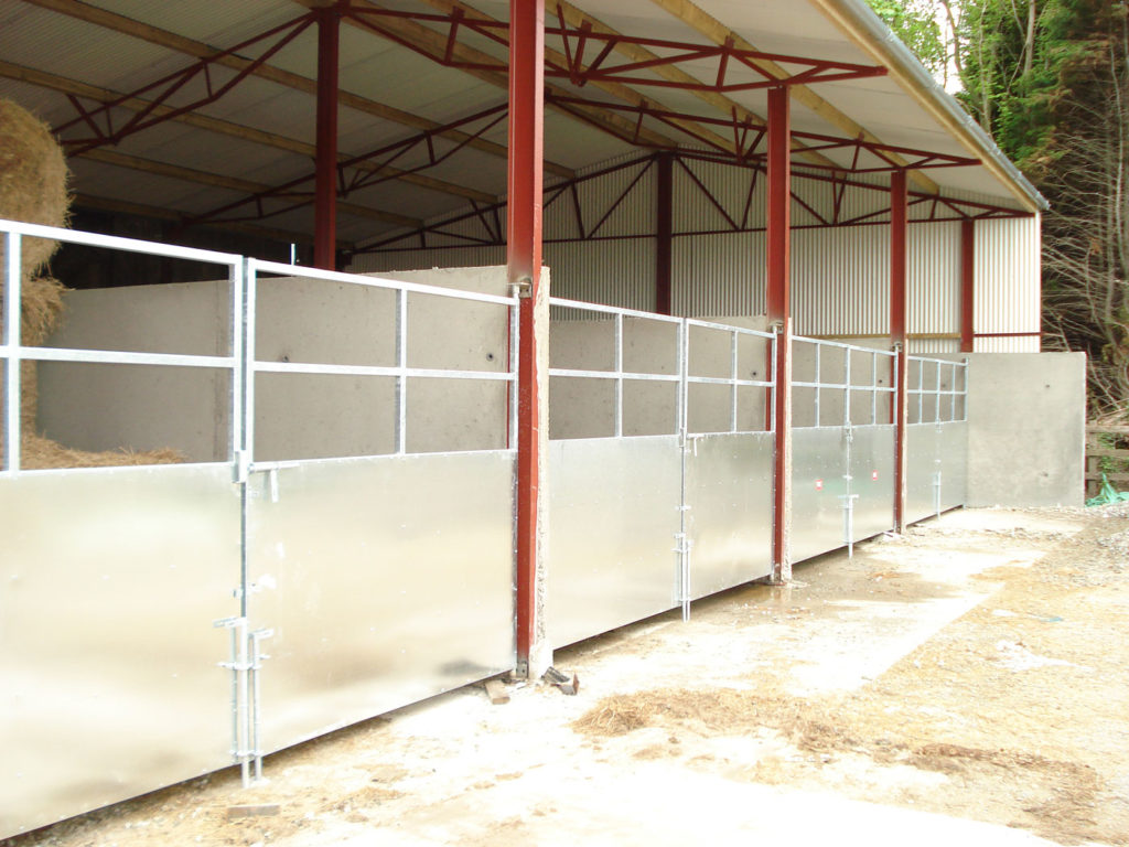Galvanized Half Sheeted Horse Gates - Fox Bros Engineering Ltd