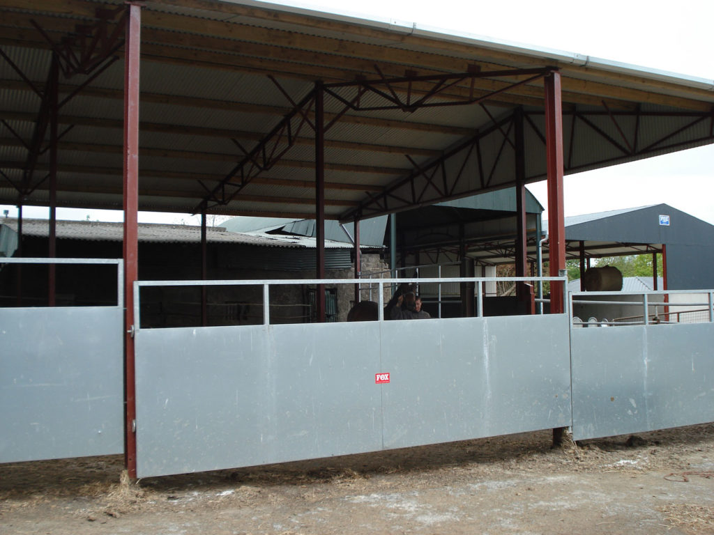 Galvanized Half Sheeted Horse Gates - Fox Bros Engineering Ltd