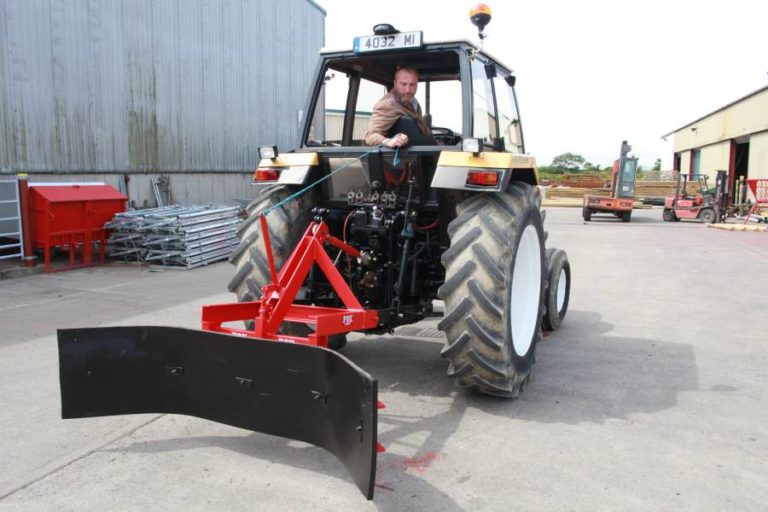 Roll Over Yard Scraper with Tractor - Fox Bros Engineering Ltd
